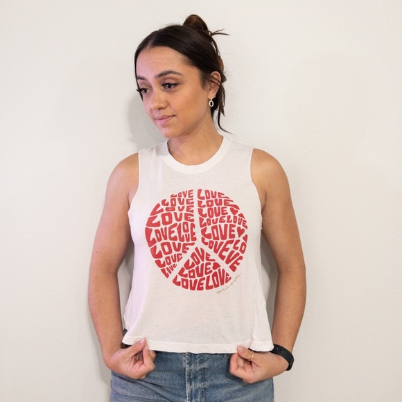 Spiritual Gangster | Tops | Spiritual Gangster Love Peacesign Graphic ...